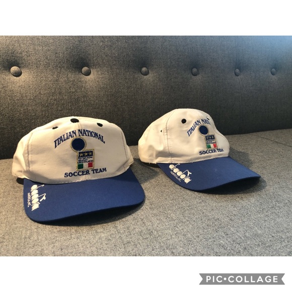 Diadora | Accessories | Rare Vintage 994 World Cup Italian Soccer Hat ...